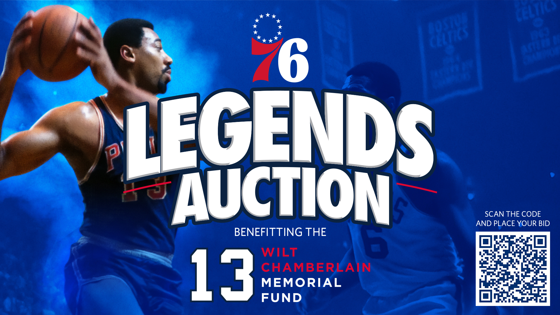 Wilt Chamberlain Memorial Fund Launches 76ers Legends Auction