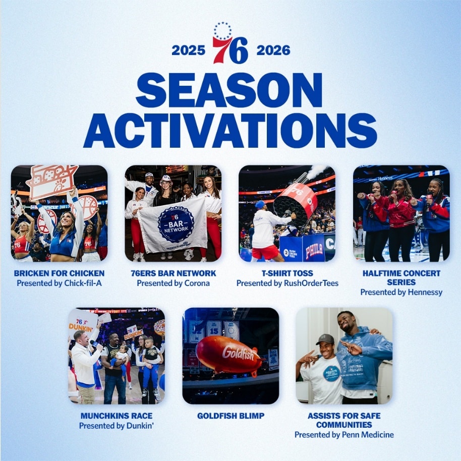 76ers Announce 2025-26 Partner Activations And Theme Night Lineup