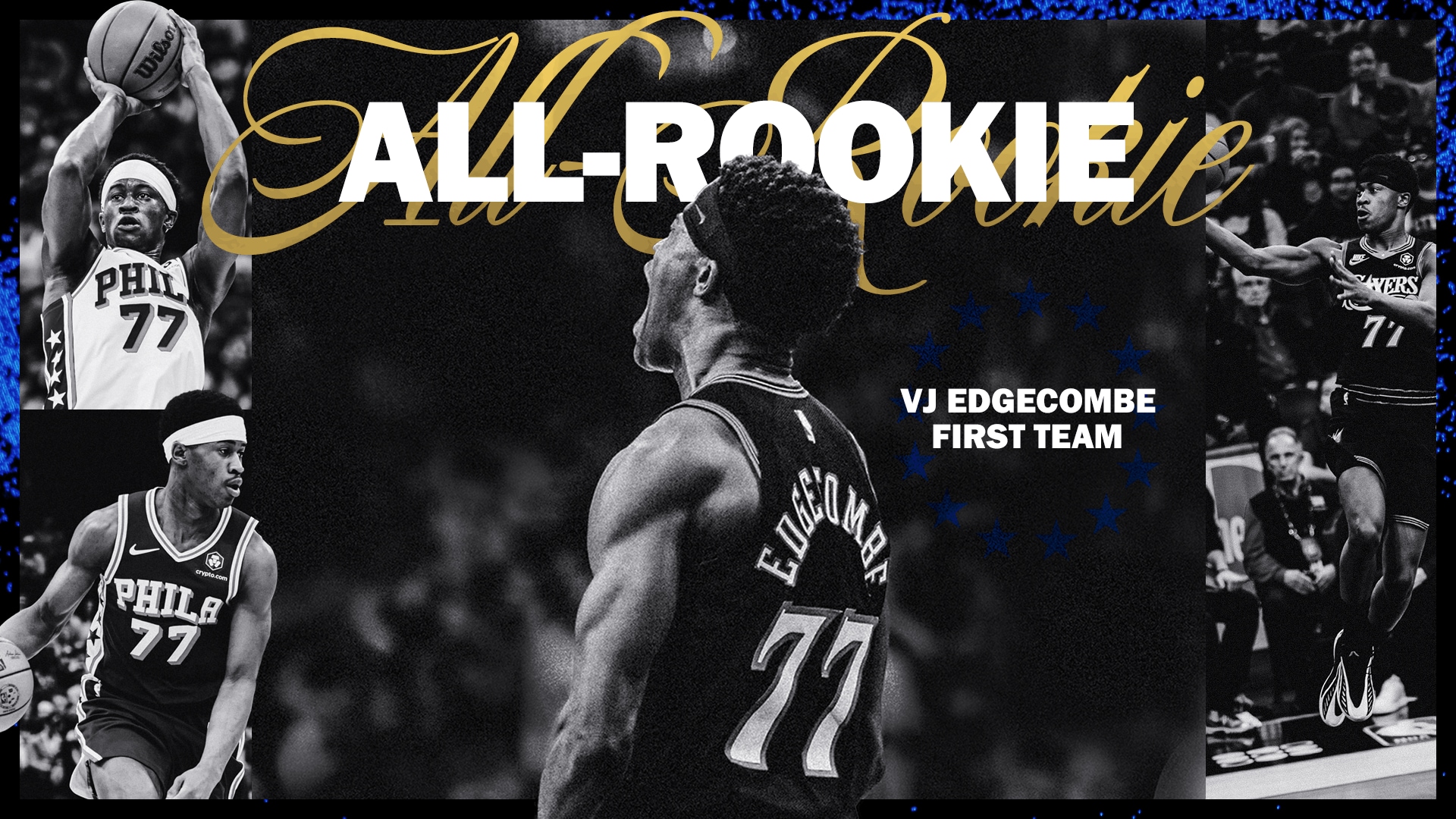 VJ Edgecombe Named 2025-26 Kia NBA All-Rookie First Team