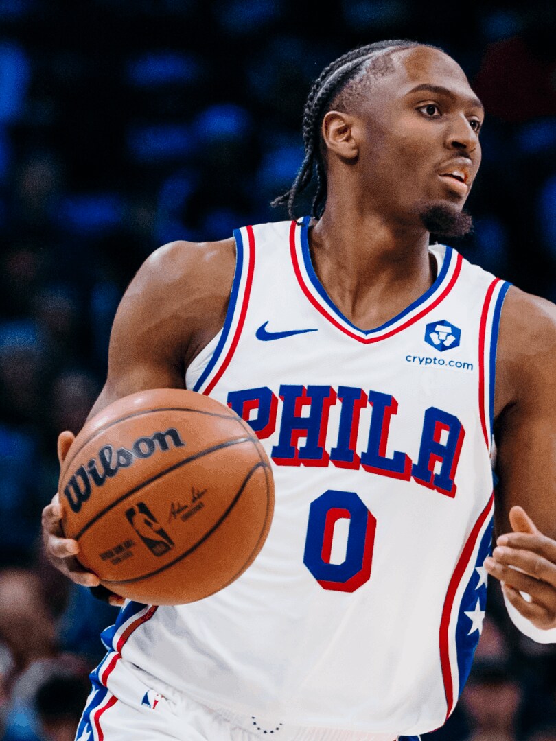 Emoni Bates Joins 2025 NBA Media Day | Philadelphia Sixers