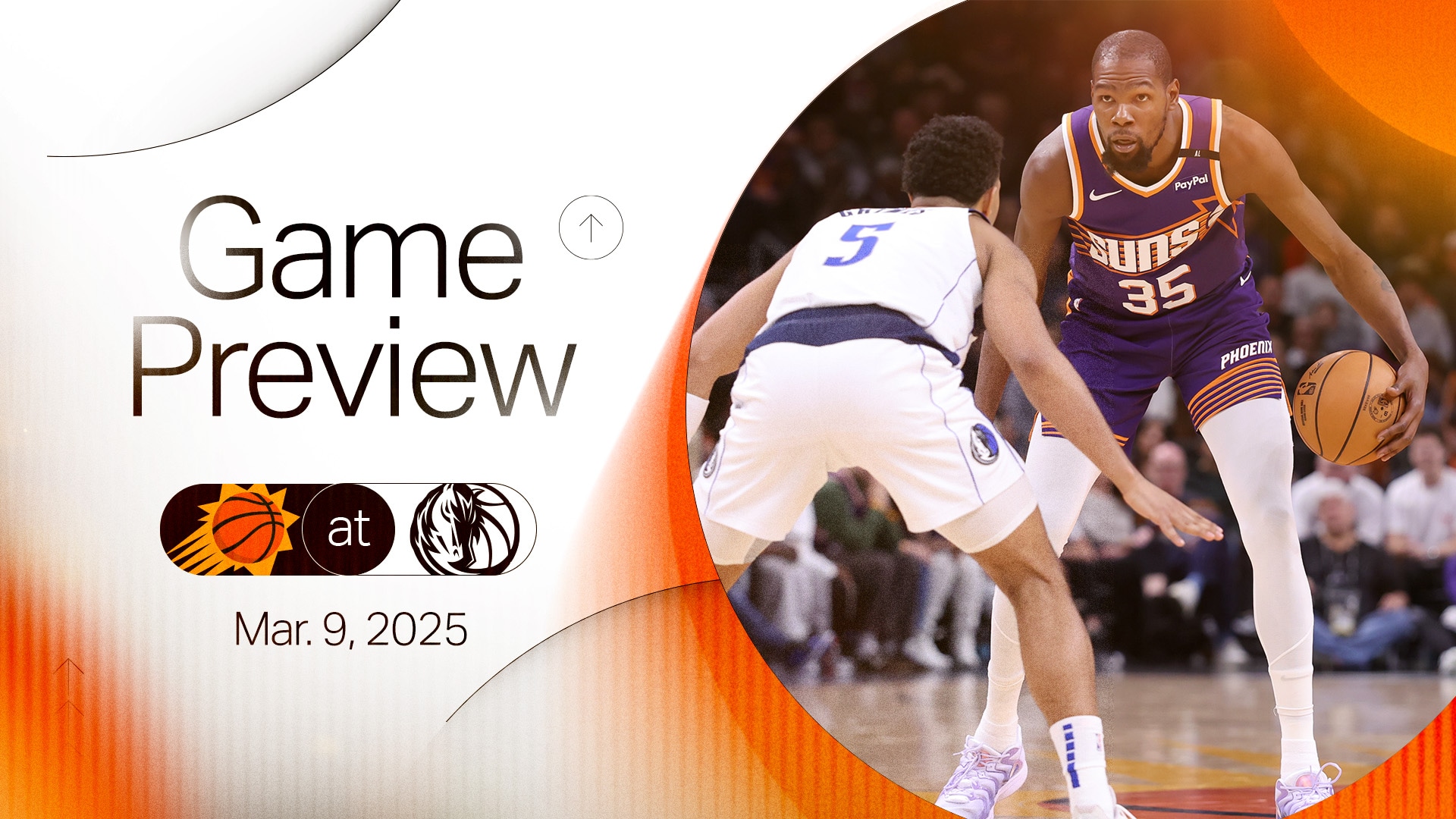 03/09/2025 Suns at Mavericks Game Preview | Phoenix Suns