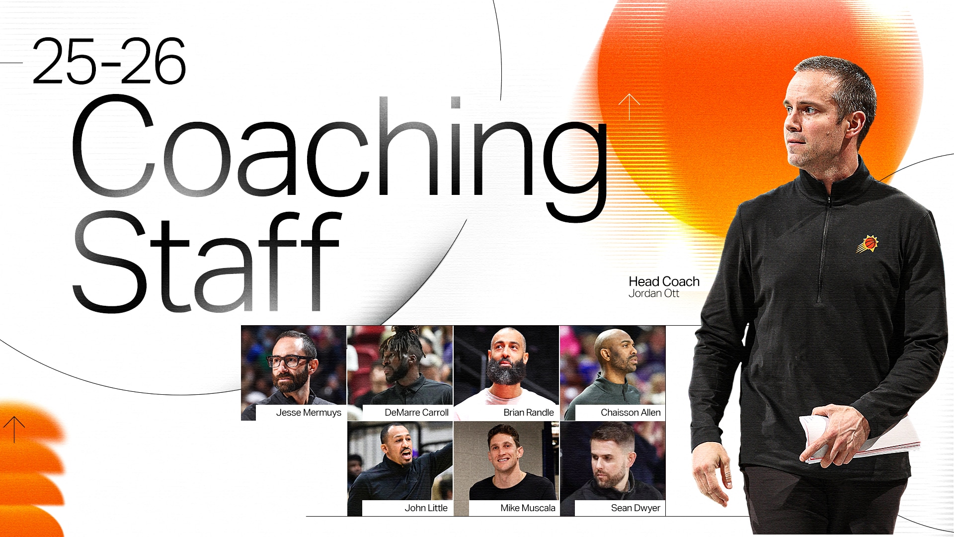 PHOENIX SUNS ANNOUNCE HEAD COACH JORDAN OTT’S COACHING STAFF | Phoenix Suns