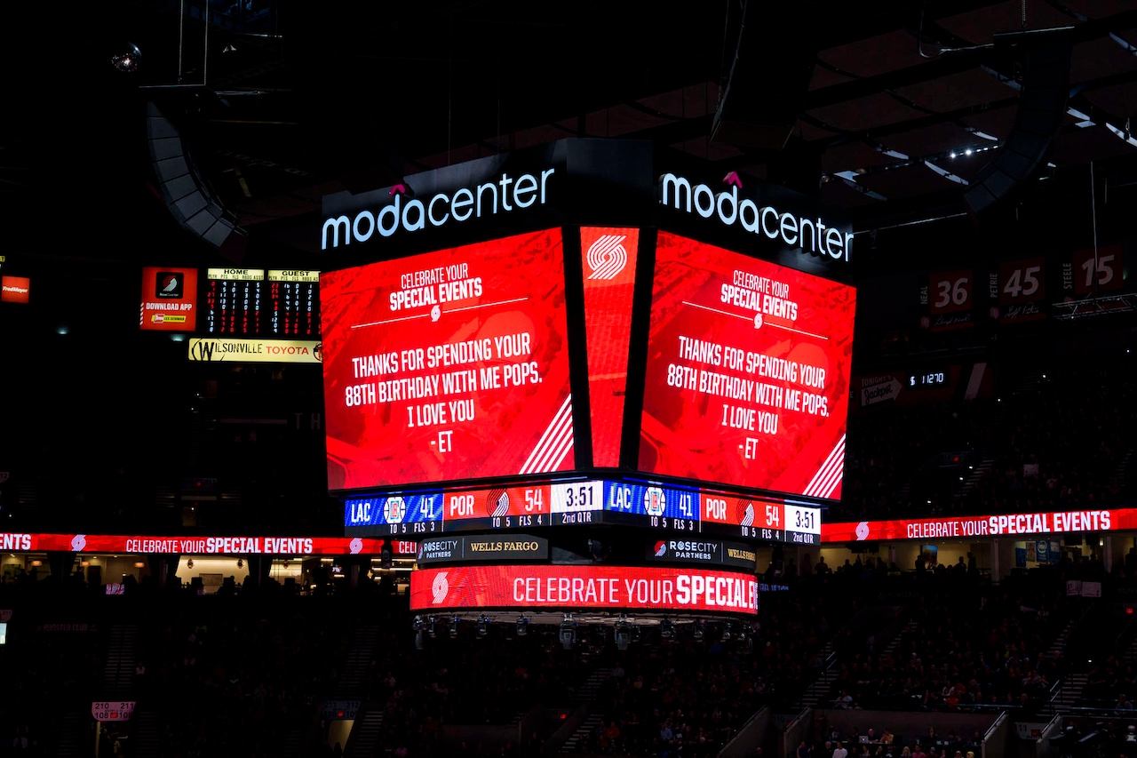 Scoreboard Message Requests | Portland Trail Blazers