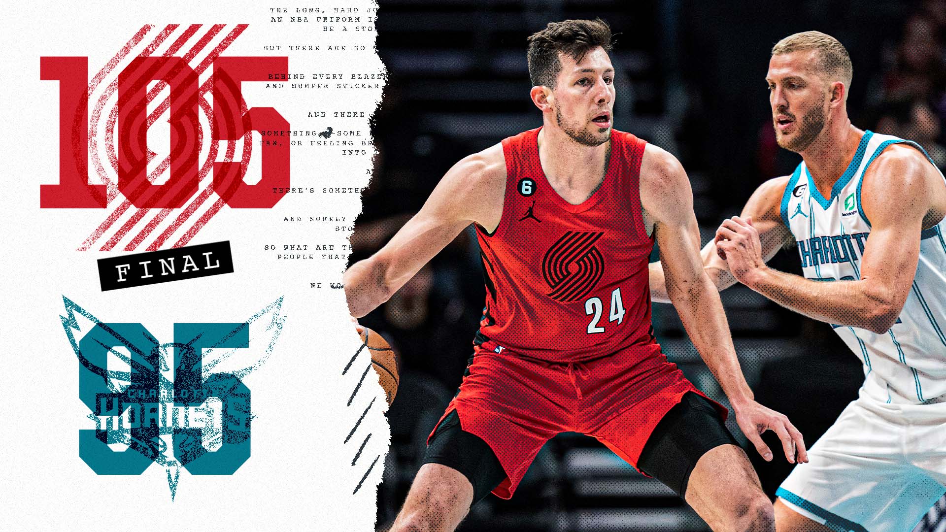 Trail Blazers 105, Hornets 95 | Nov. 9 Game Highlights