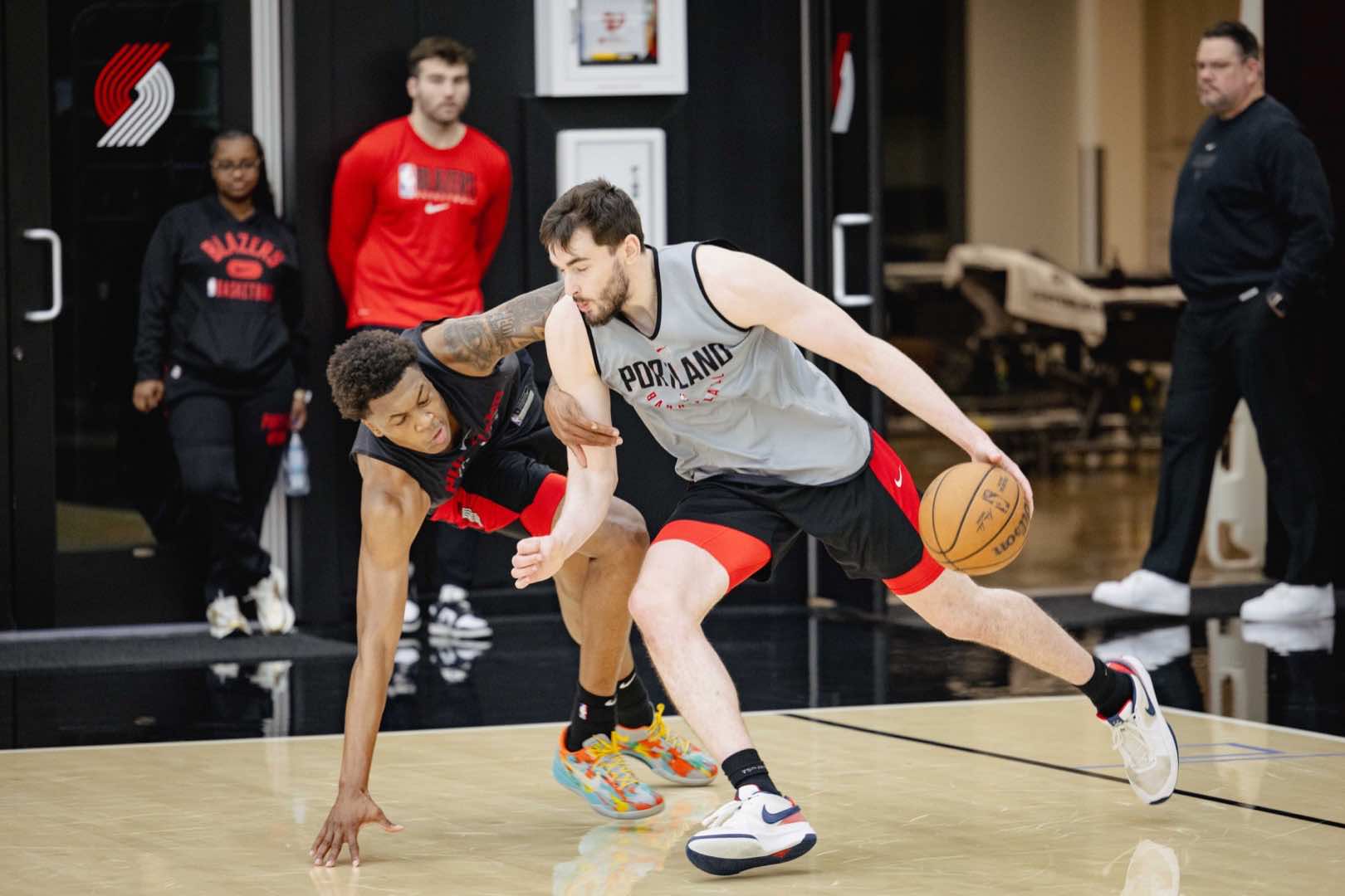 PHOTOS » Draft workout with Isaiah Crawford, Alex Karaban, Caleb Love ...
