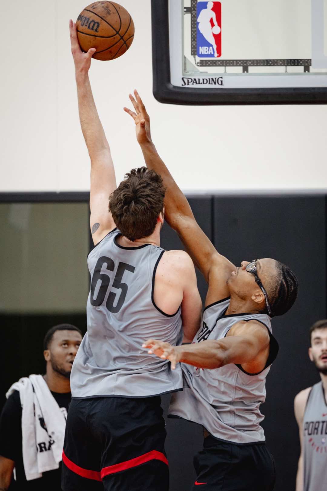 PHOTOS » Draft workout with Isaiah Crawford, Alex Karaban, Caleb Love ...