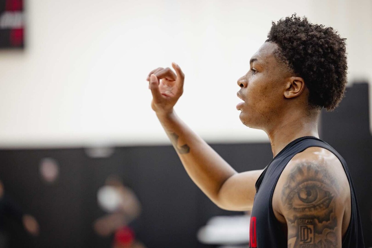 PHOTOS » Draft workout with Isaiah Crawford, Alex Karaban, Caleb Love ...