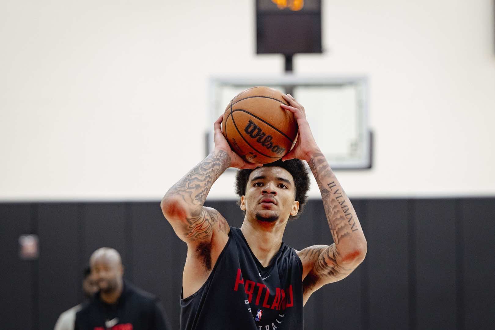 PHOTOS » Draft workout with Isaiah Crawford, Alex Karaban, Caleb Love ...