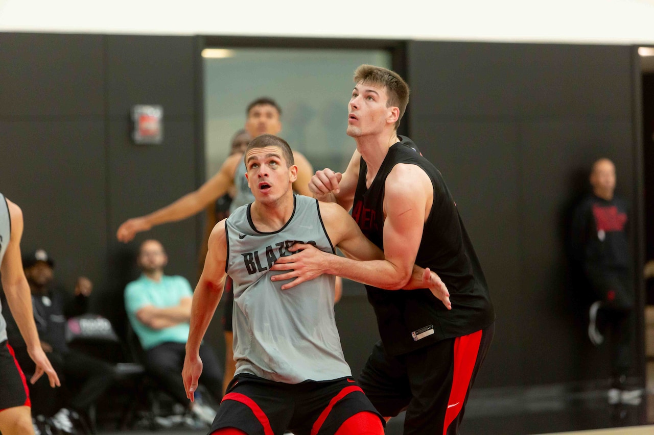 PHOTOS » Draft workout for Tristan da Silva, Nikola Djurisic, Kyle ...