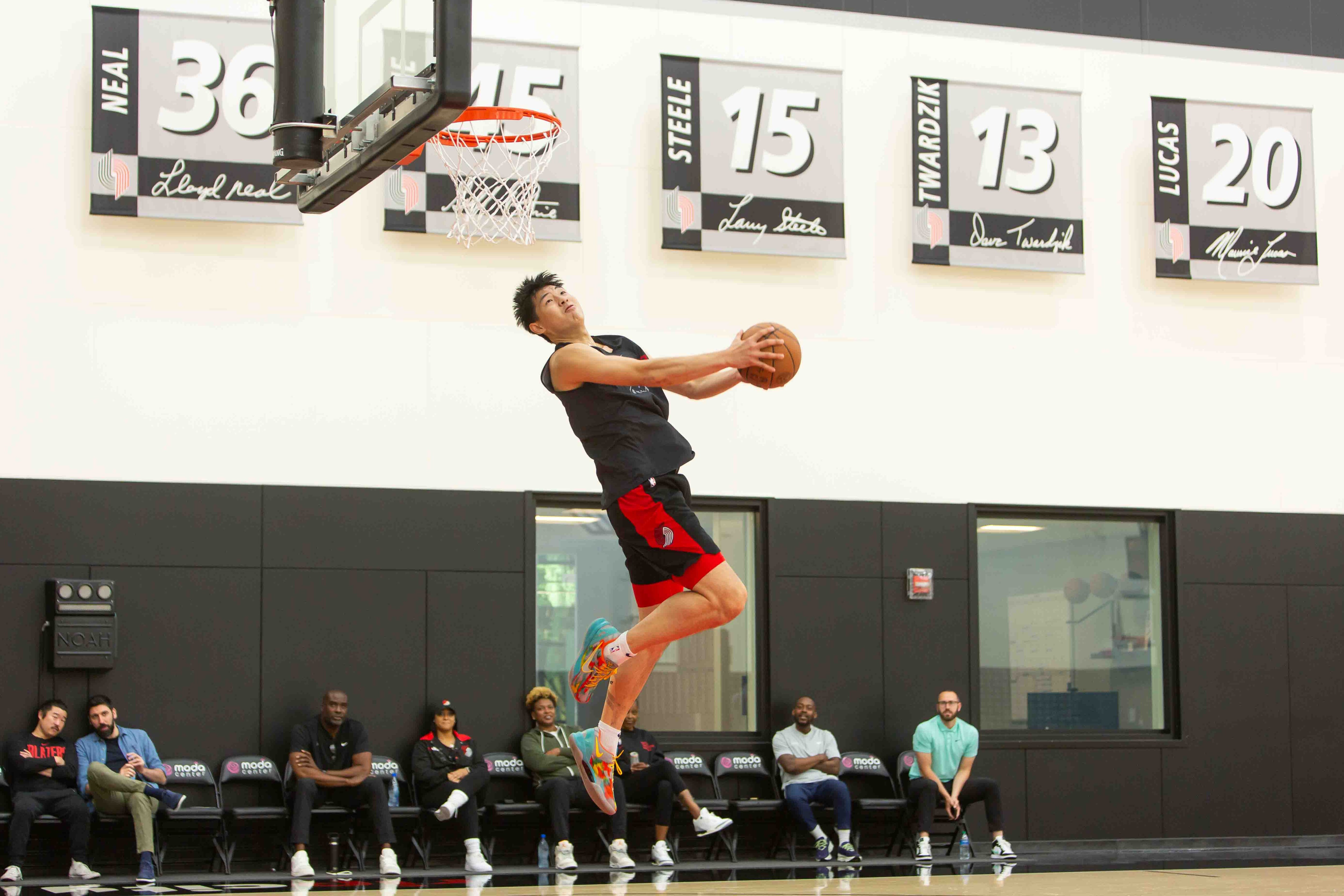 PHOTOS » Draft workout for Yongxi Cui, Quinn Ellis, Tristan Enaruna ...