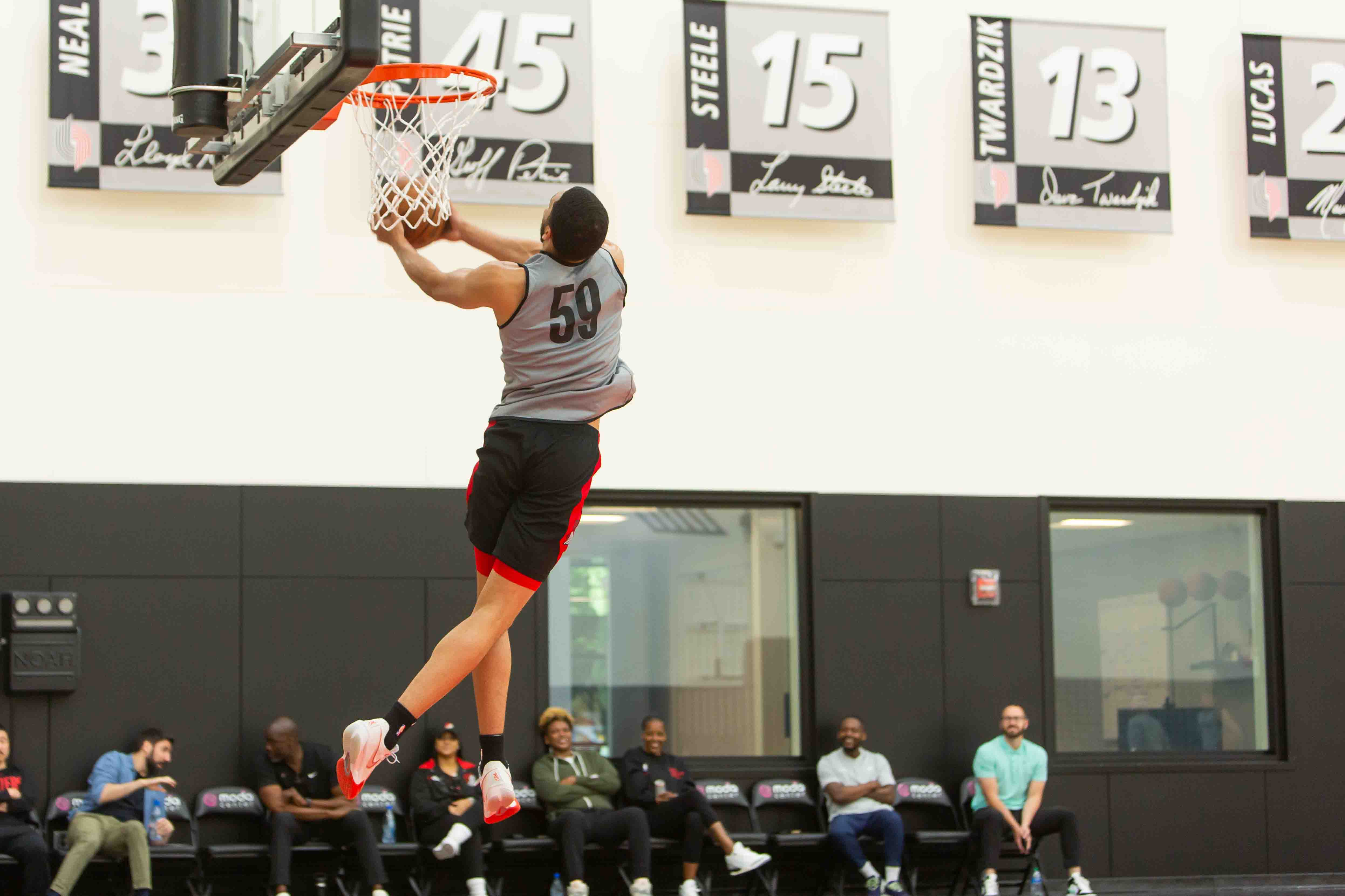 PHOTOS » Draft workout for Yongxi Cui, Quinn Ellis, Tristan Enaruna ...