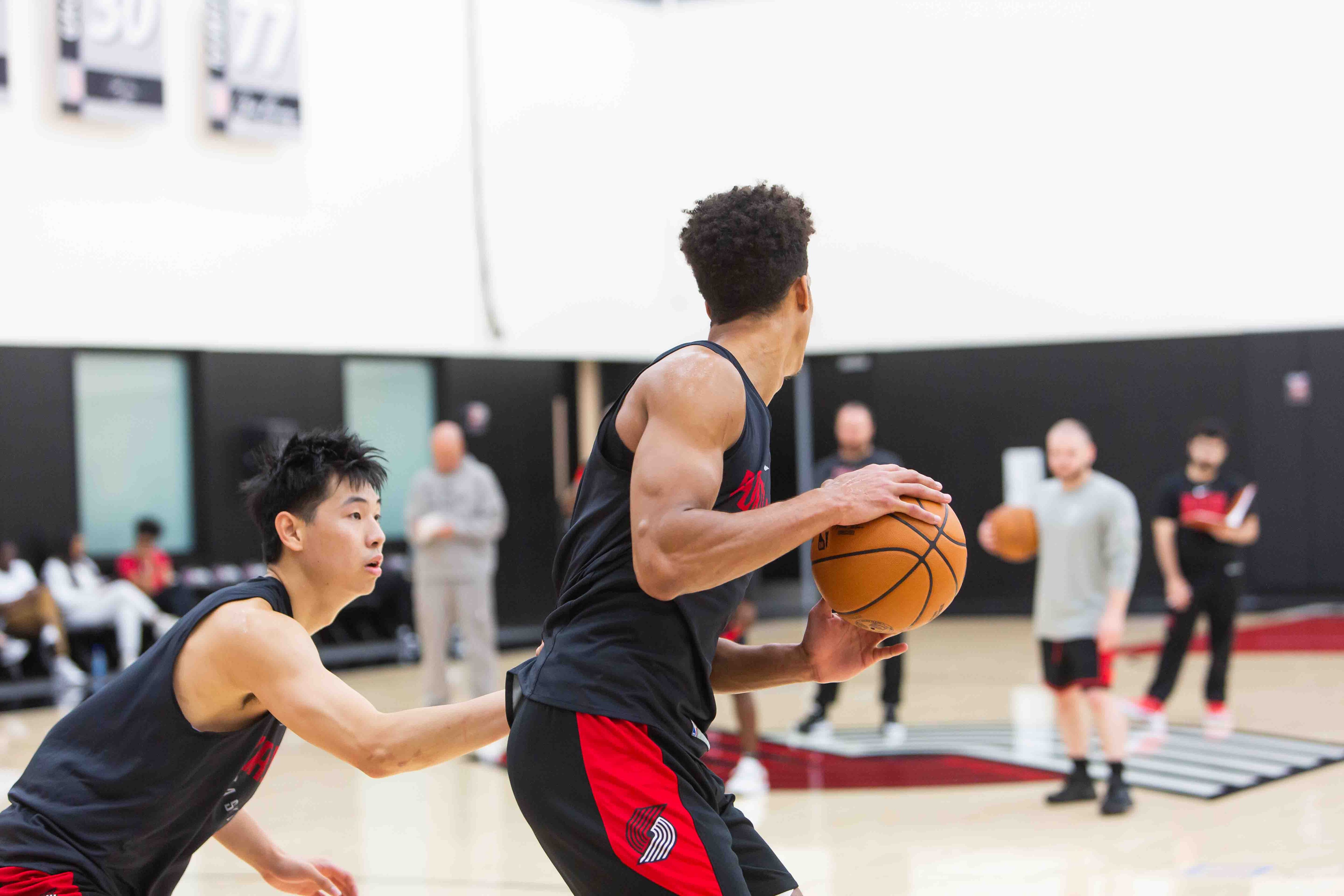 PHOTOS » Draft workout for Yongxi Cui, Quinn Ellis, Tristan Enaruna ...