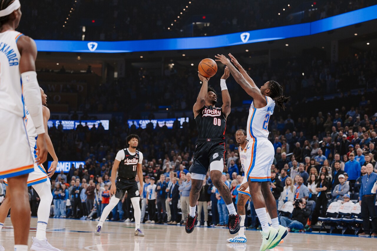 PHOTOS » Trail Blazers @ OKC Thunder on November 20, 2024 | Portland ...