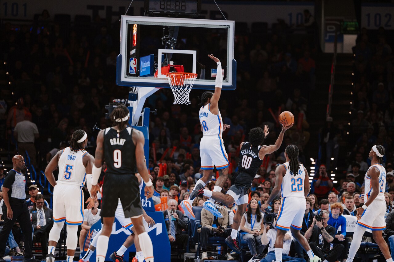 PHOTOS » Trail Blazers @ OKC Thunder on November 20, 2024 | Portland ...