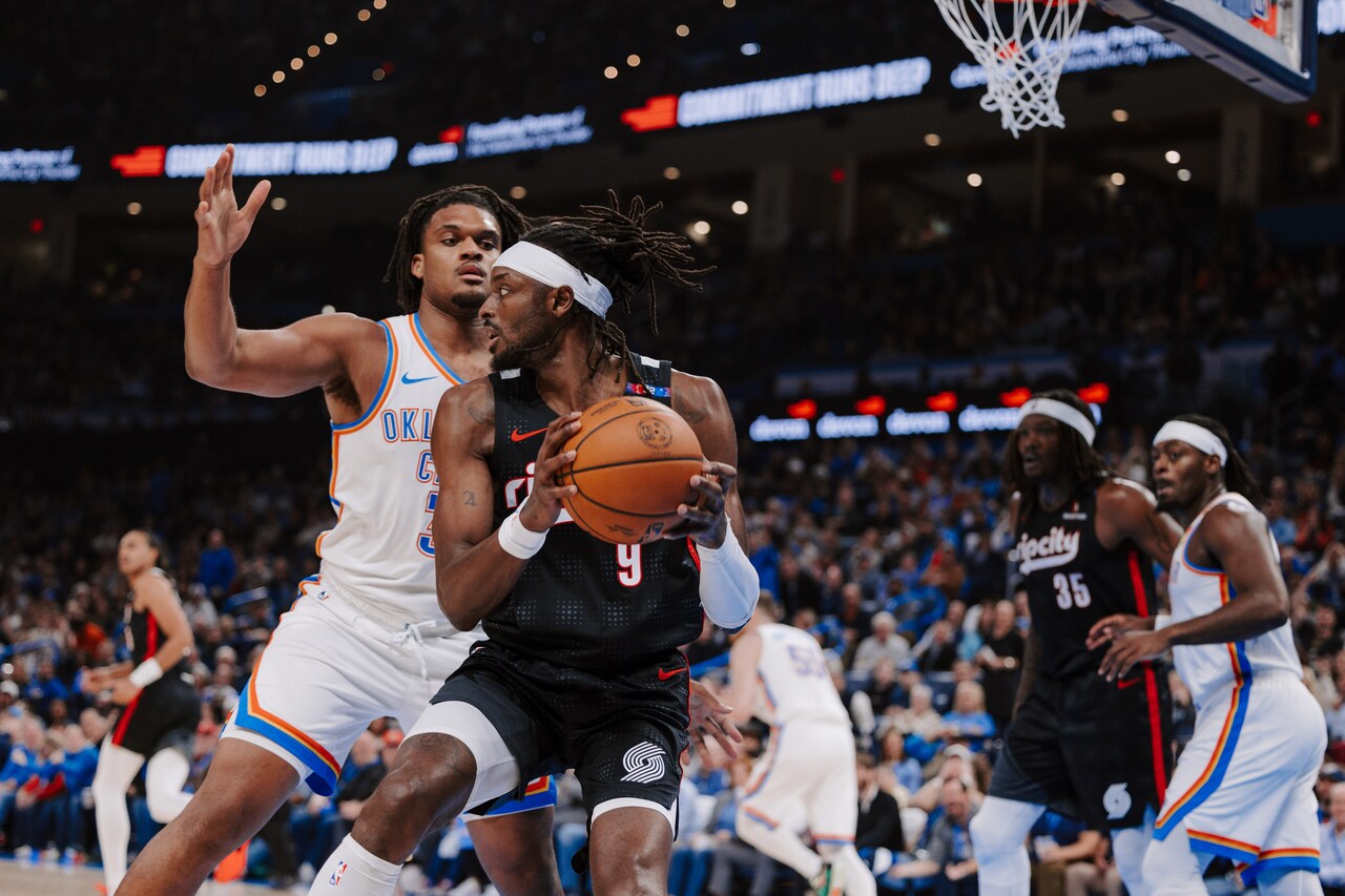 PHOTOS » Trail Blazers @ OKC Thunder on November 20, 2024 | Portland ...