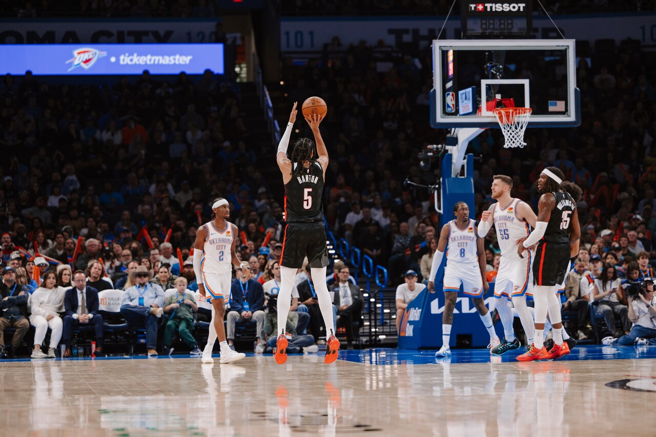 PHOTOS » Trail Blazers @ OKC Thunder on November 20, 2024 | Portland ...