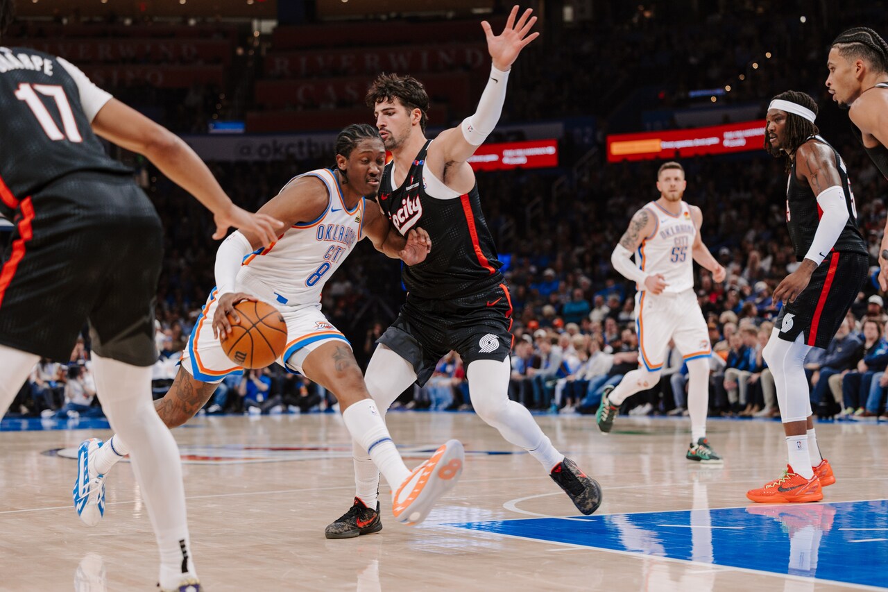 PHOTOS » Trail Blazers @ OKC Thunder on November 20, 2024 | Portland ...