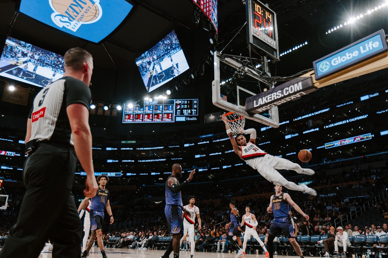 PHOTOS » Trail Blazers @ Los Angeles Lakers on January 2, 2025 ...