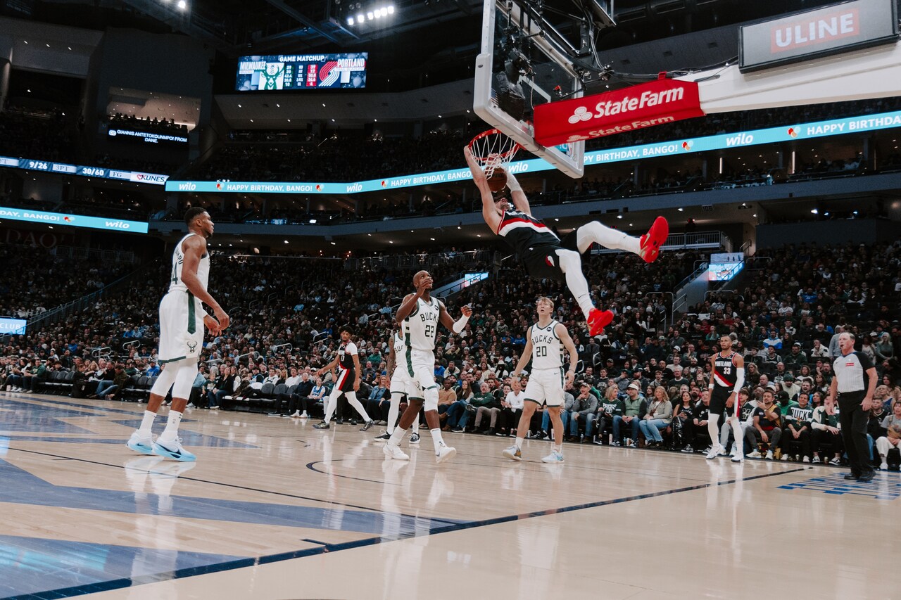 PHOTOS » Trail Blazers @ Milwaukee Bucks on January 4, 2025 | Portland ...