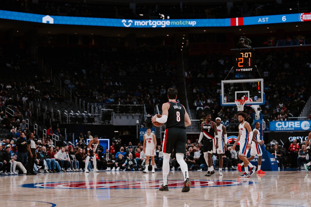 PHOTOS » Trail Blazers @ Detroit Pistons on January 6, 2025 | Portland ...