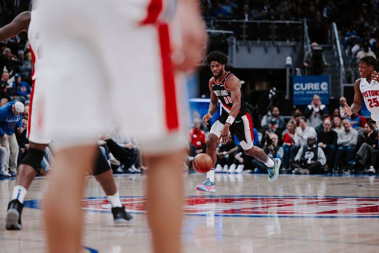 PHOTOS » Trail Blazers @ Detroit Pistons on January 6, 2025 Photo Gallery