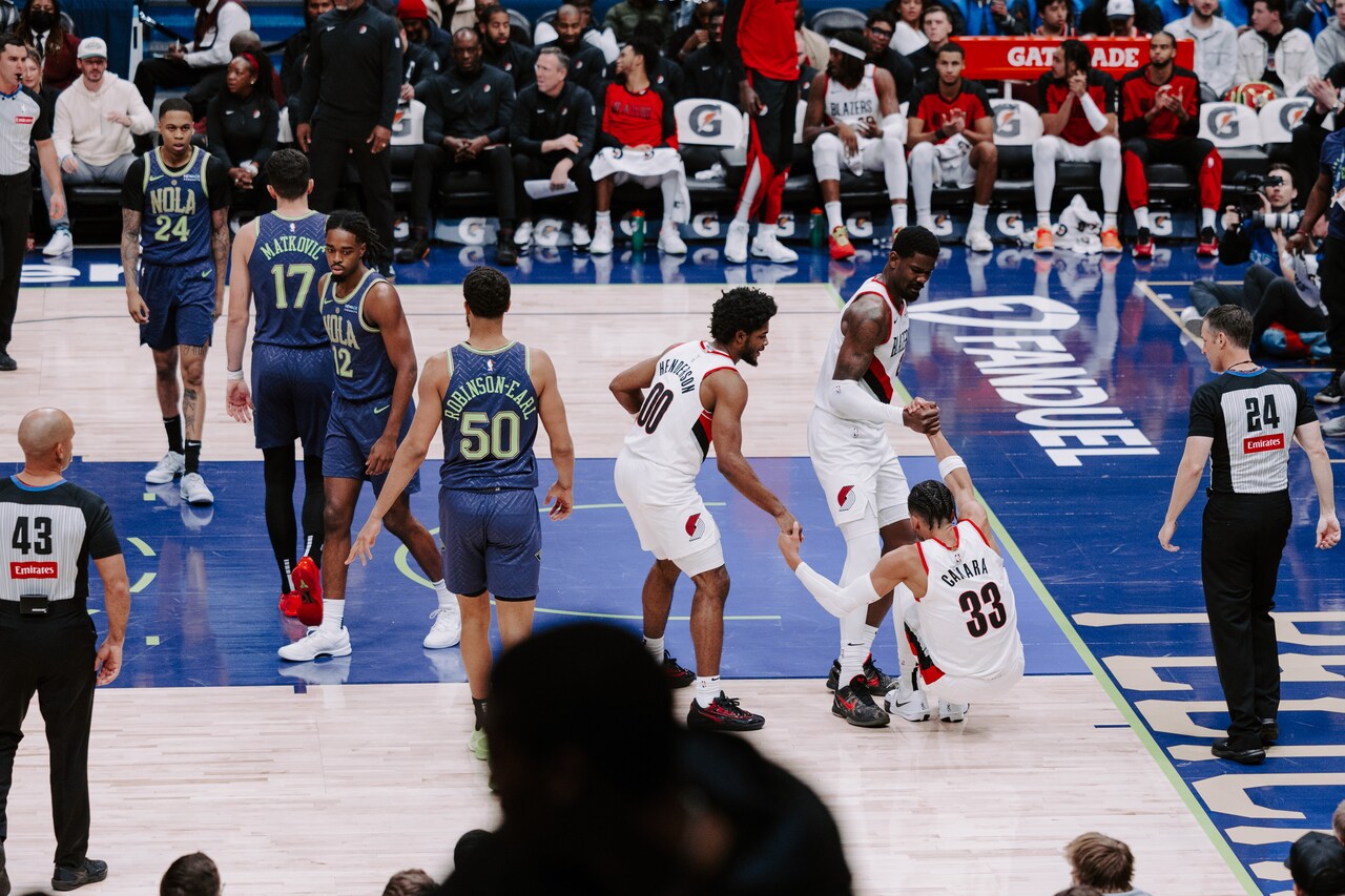 PHOTOS » Trail Blazers @ New Orleans Pelicans on January 8, 2025 ...