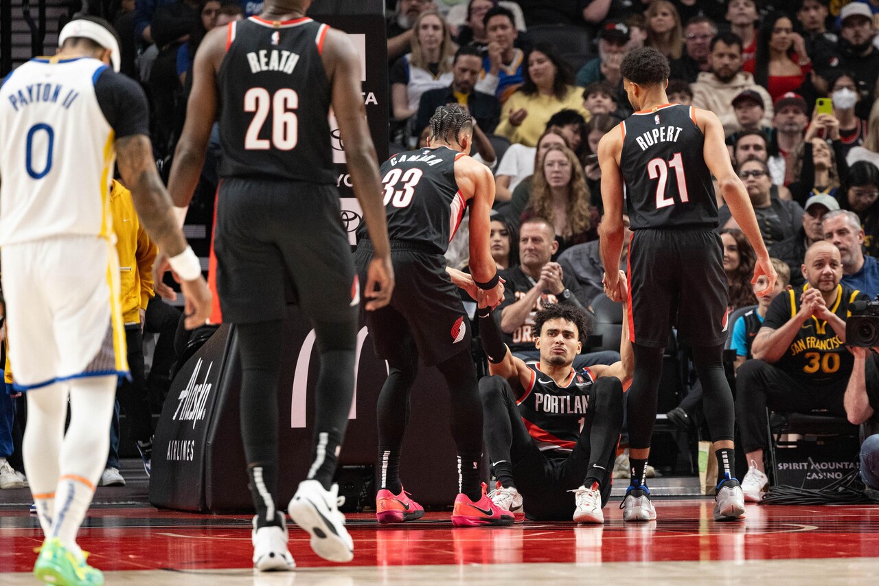 PHOTOS » A look back at Justin Minaya's 2024 – 2025 Trail Blazers ...