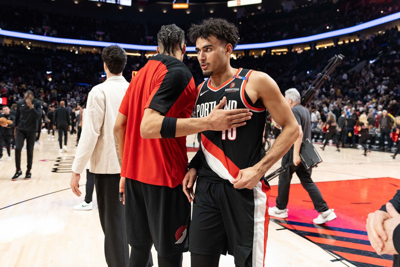 PHOTOS » A look back at Justin Minaya's 2024 – 2025 Trail Blazers ...