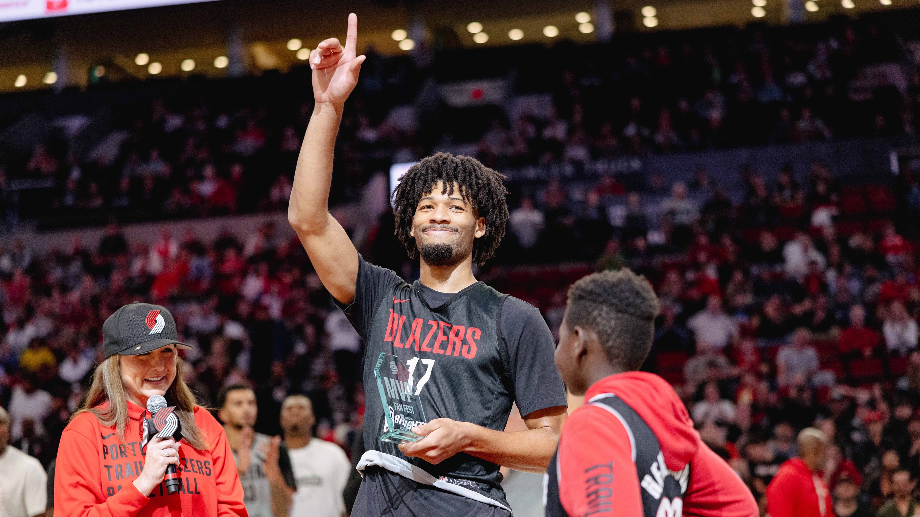 Sharpe Takes MVP Honors Again At 2025 Toyota Fan Fest | Portland Trail ...