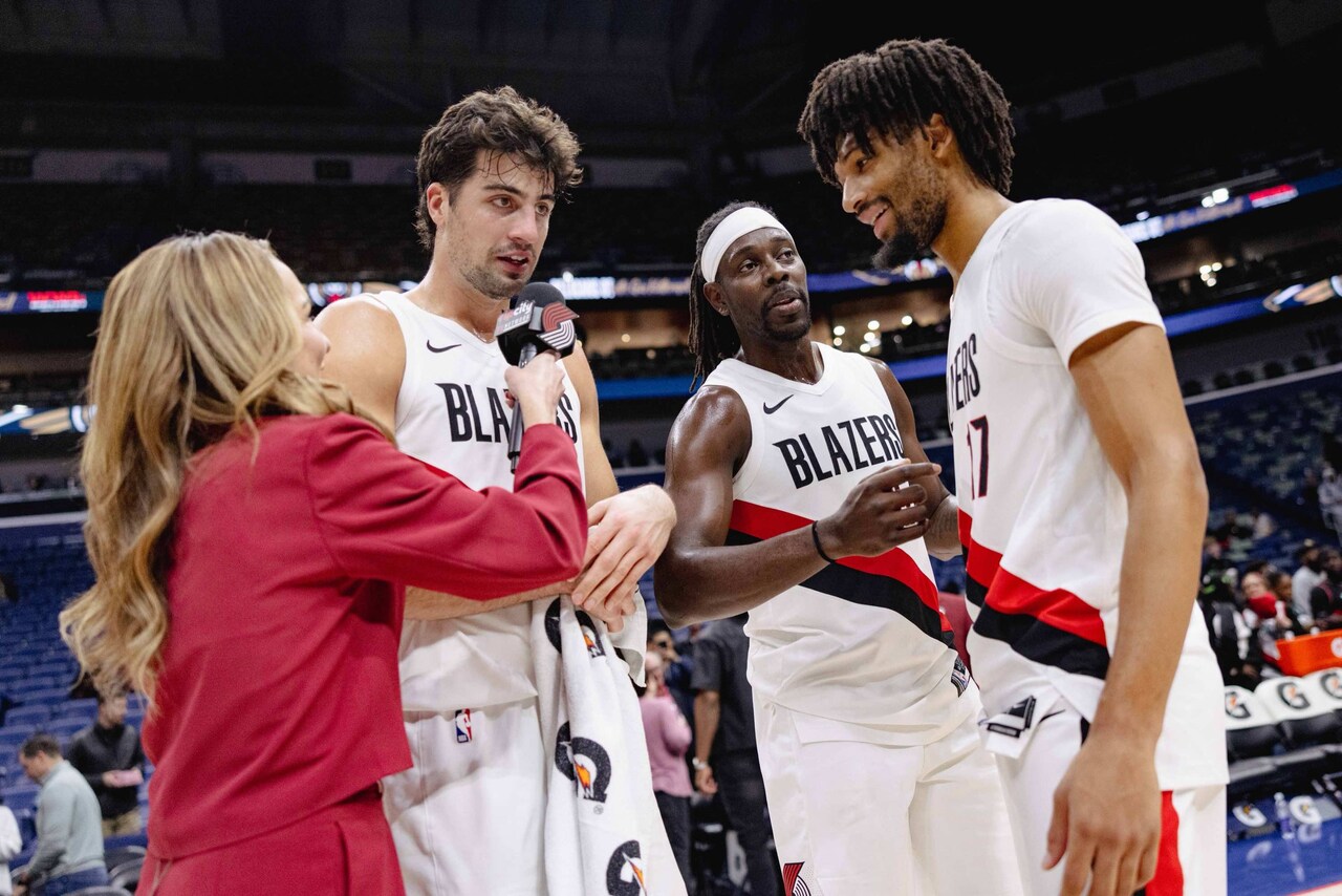 PHOTOS » Sharpe, Avdija take charge as Trail Blazers win in New Orleans ...