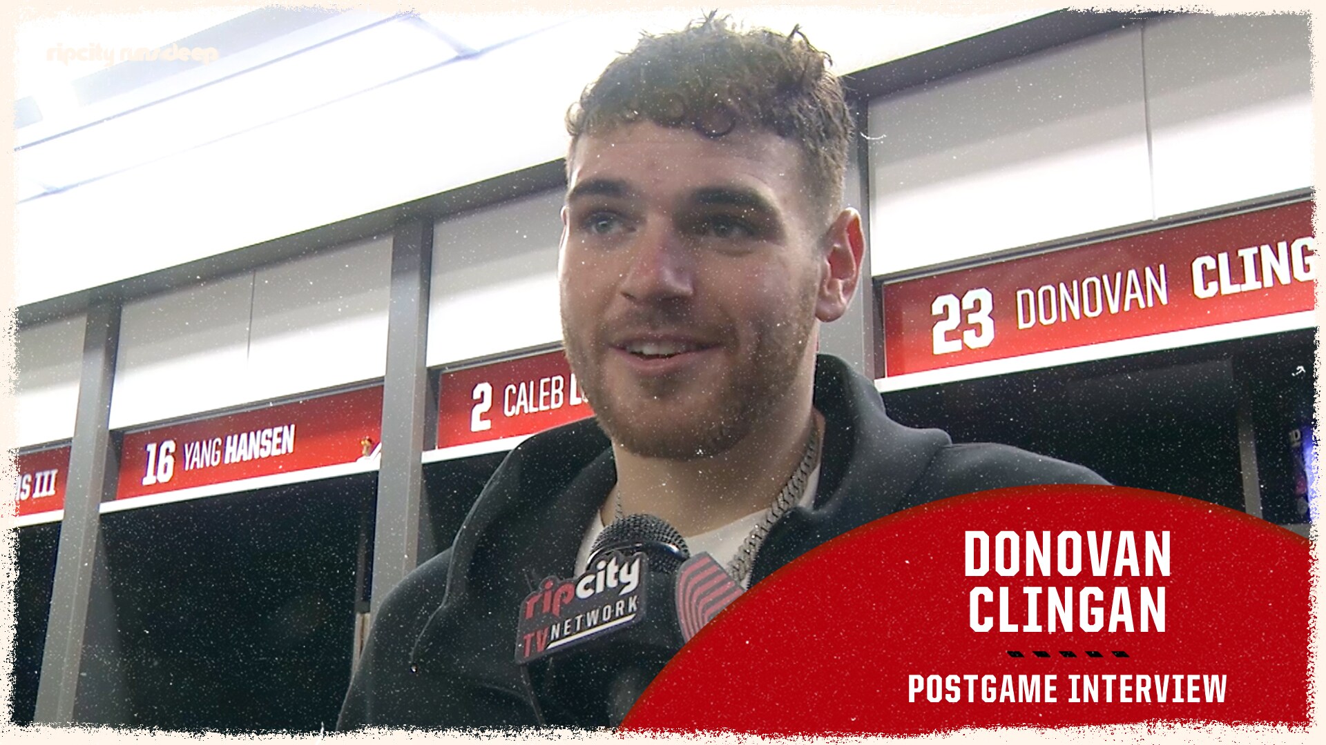 Donovan Clingan Discusses Win, All-Star Weekend | Portland Trail Blazers