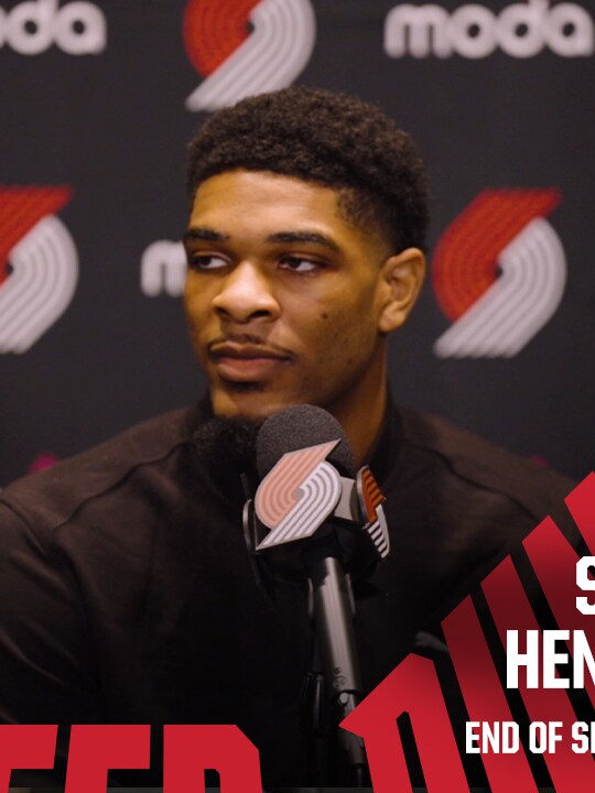 Scoot Henderson Media Availability | Summer League | Portland Trail Blazers