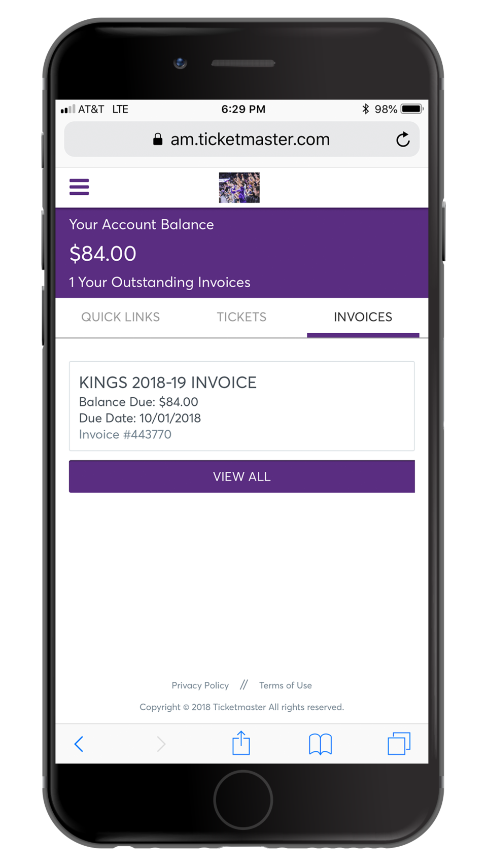 ClickTix Tutorial | Sacramento Kings