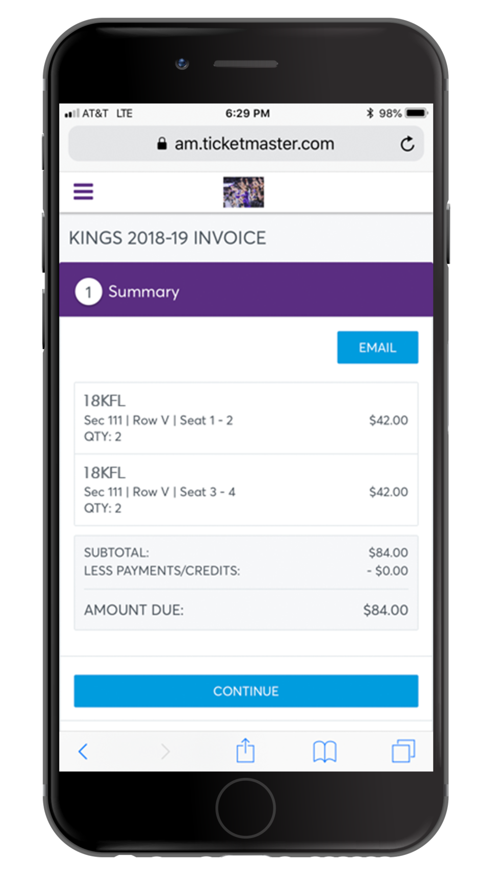 ClickTix Tutorial | Sacramento Kings