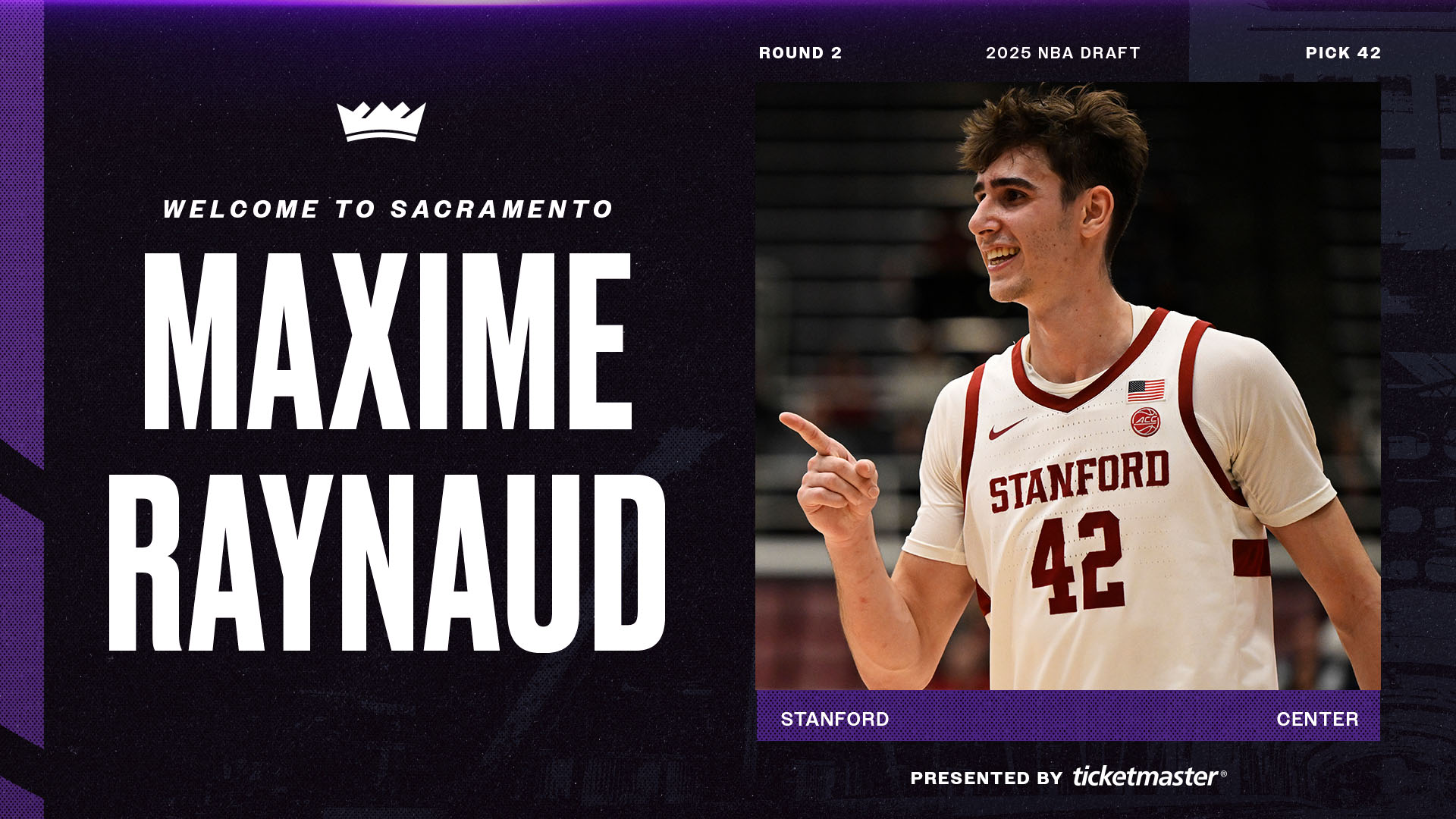 Sacramento Kings Select Maxime Raynaud | Sacramento Kings