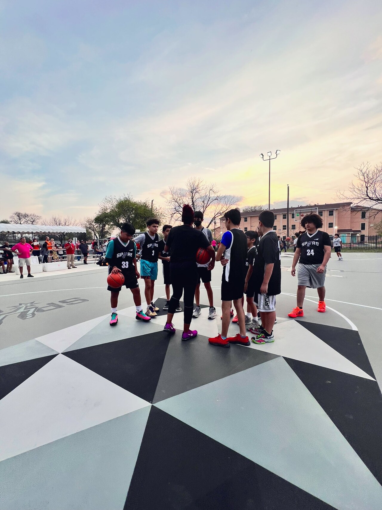 Spurs Give Unveils Newly Renovated Basketball Court at Joe Ward Park ...