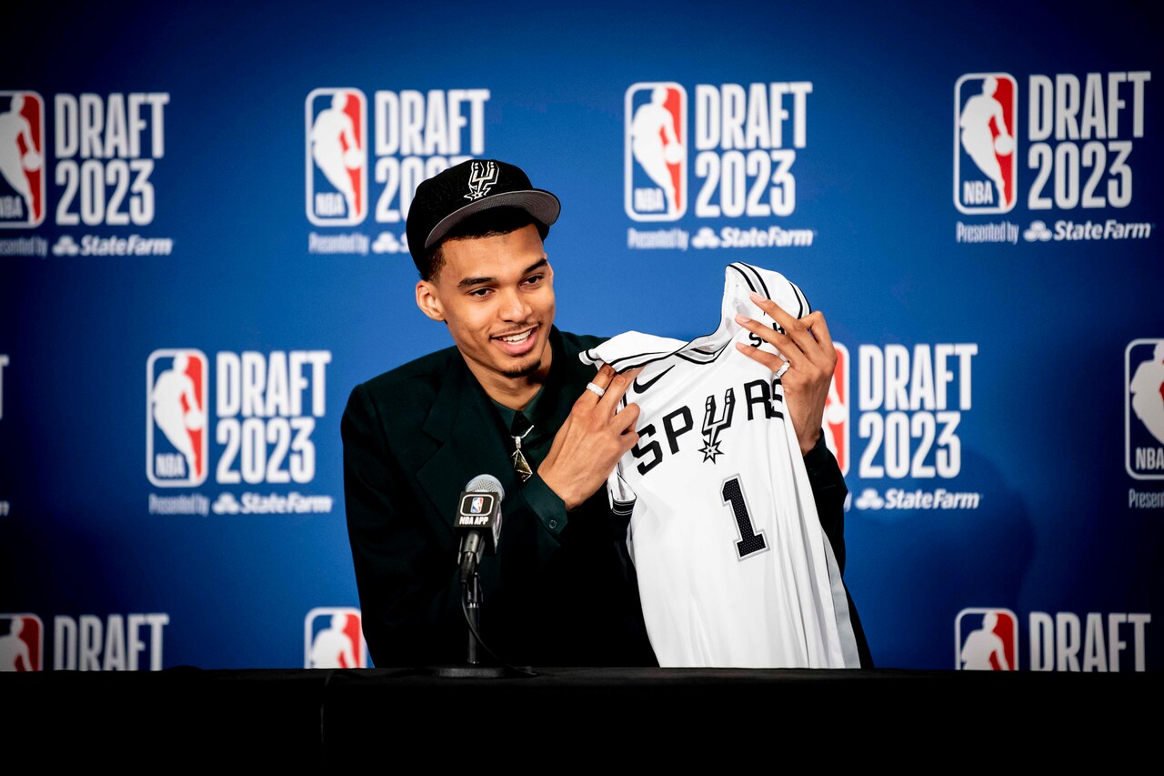 At the 2023 NBA Draft | San Antonio Spurs