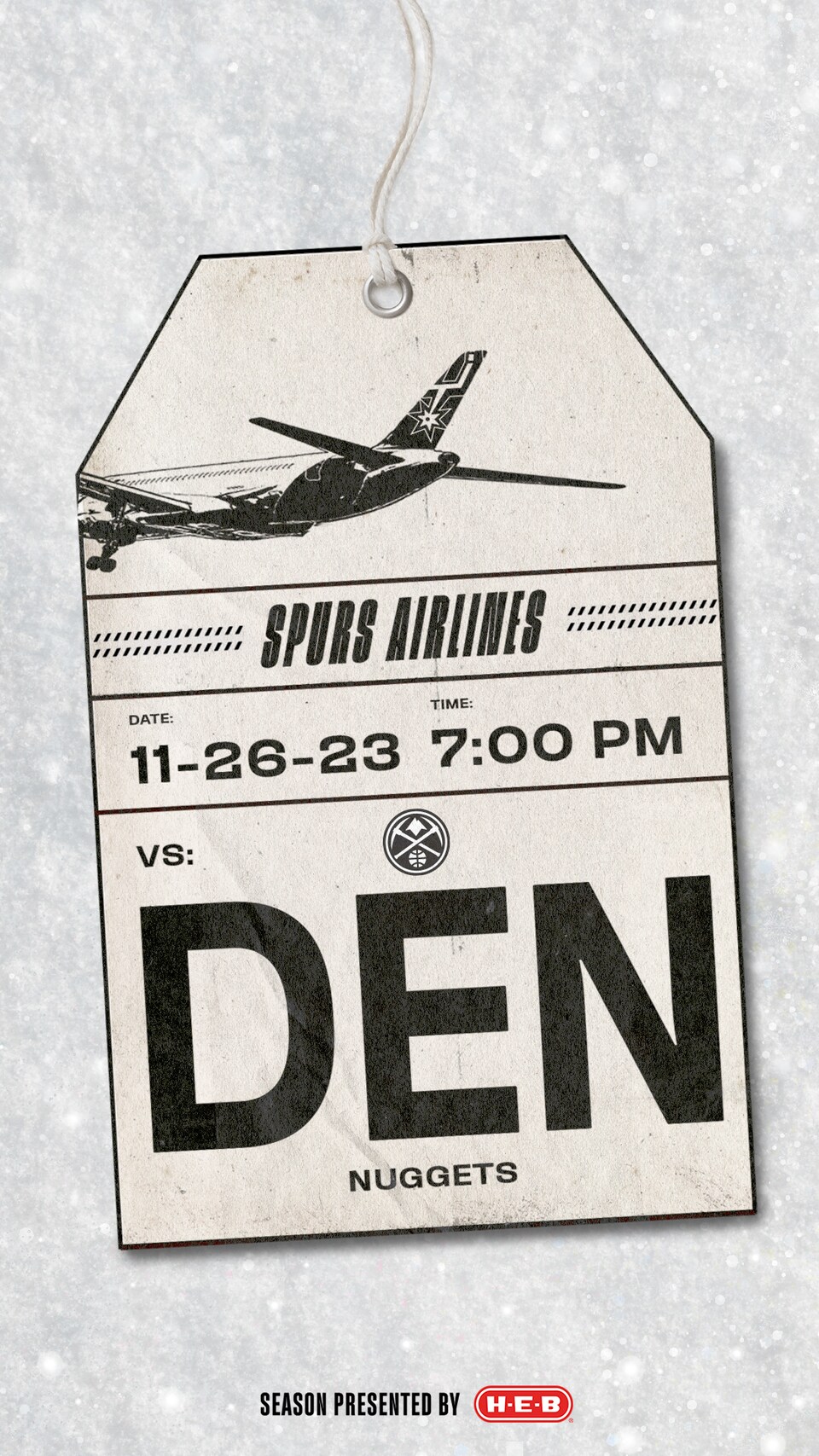 2023-24 Season Digital Gameday Posters | San Antonio Spurs