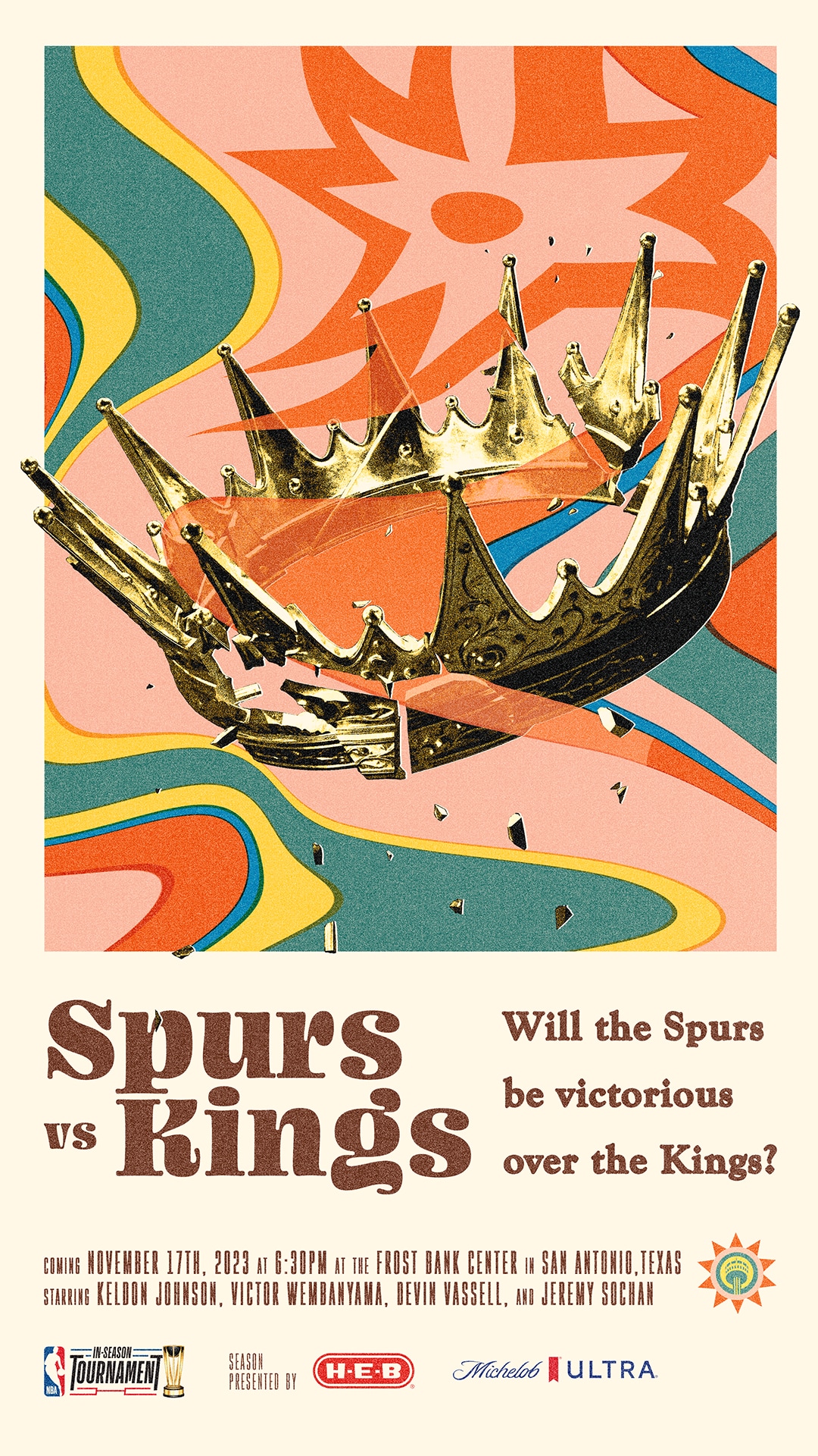 Go Spurs Go Poster