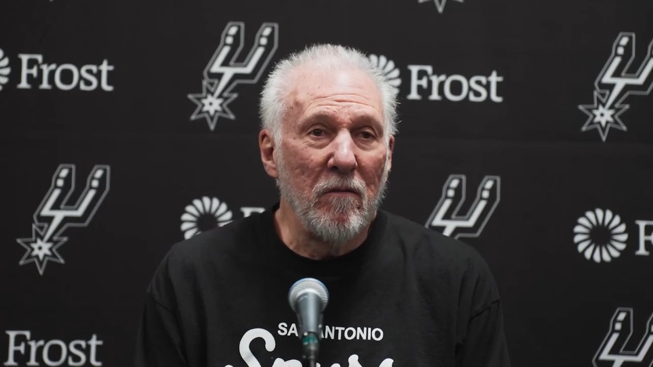 Gregg Popovich, Pregame vs Milwaukee Bucks I 12/19/23