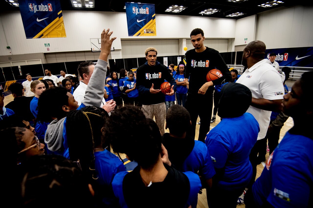 2024 All-Star Weekend | Jeremy Sochan and Victor Wembanyama | San ...