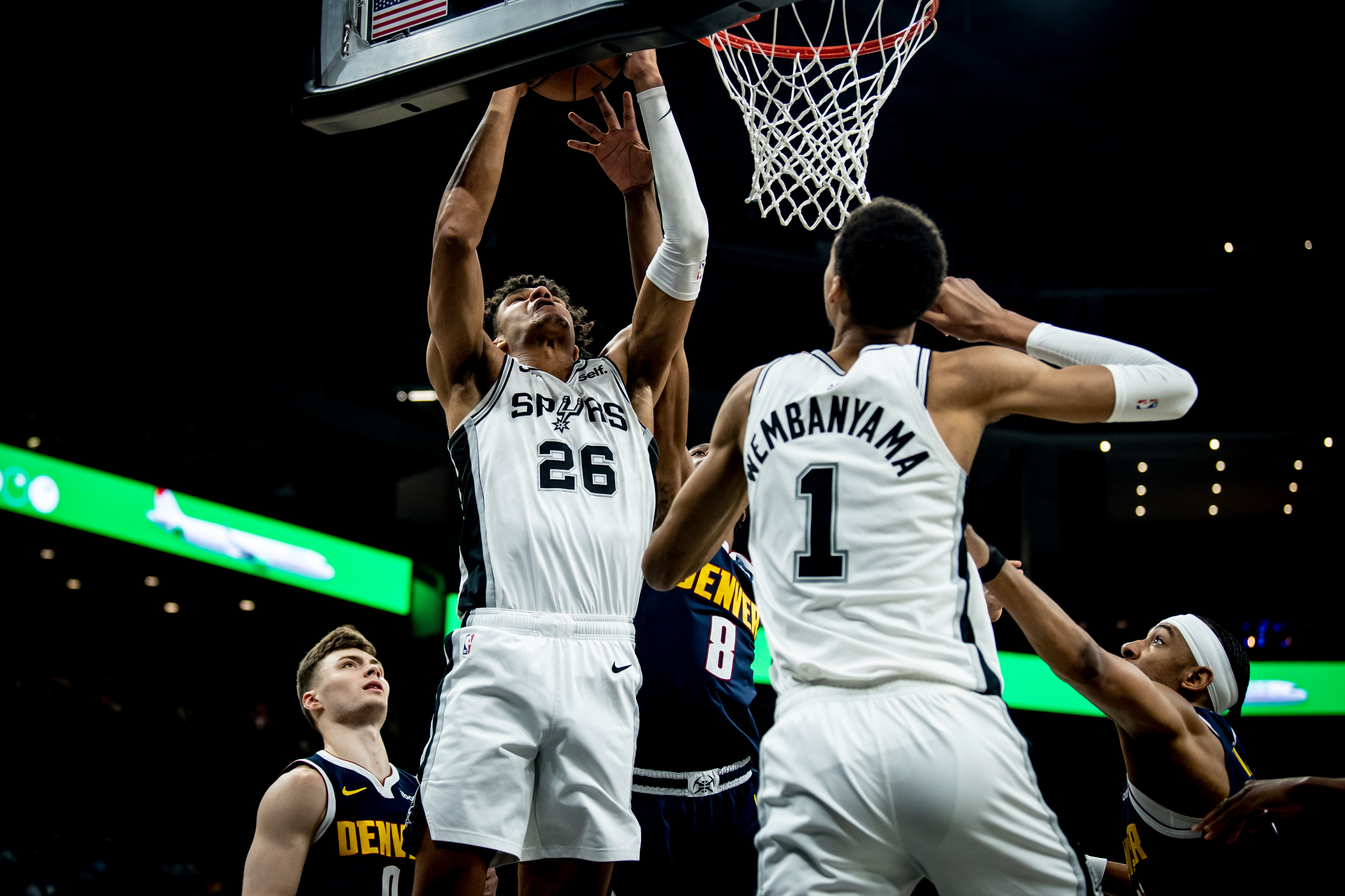 Photos: Spurs vs Denver Nuggets I 23-24 I-35 Series Photo Gallery | NBA.com