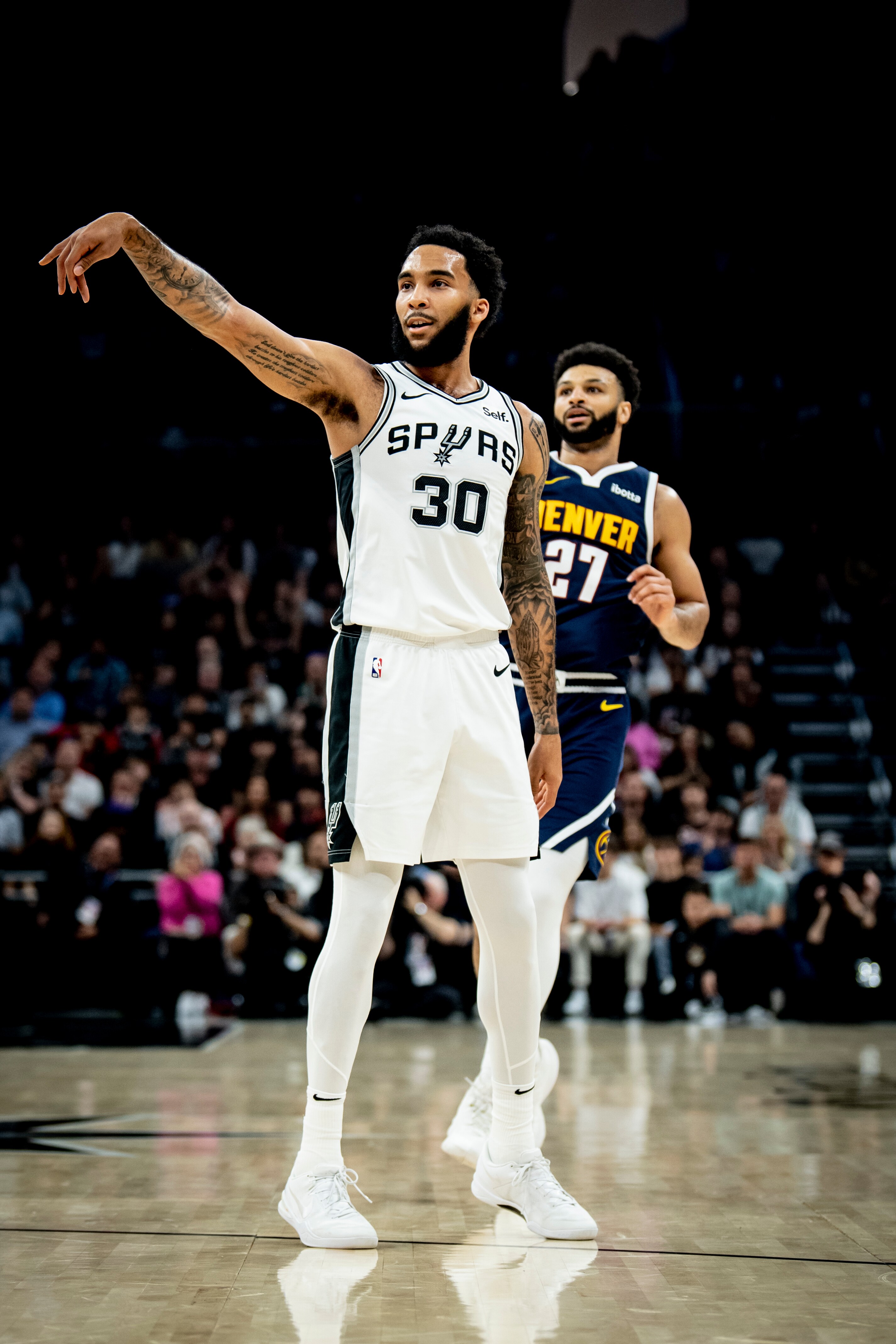 Photos: Spurs vs Denver Nuggets I 23-24 I-35 Series Photo Gallery | NBA.com