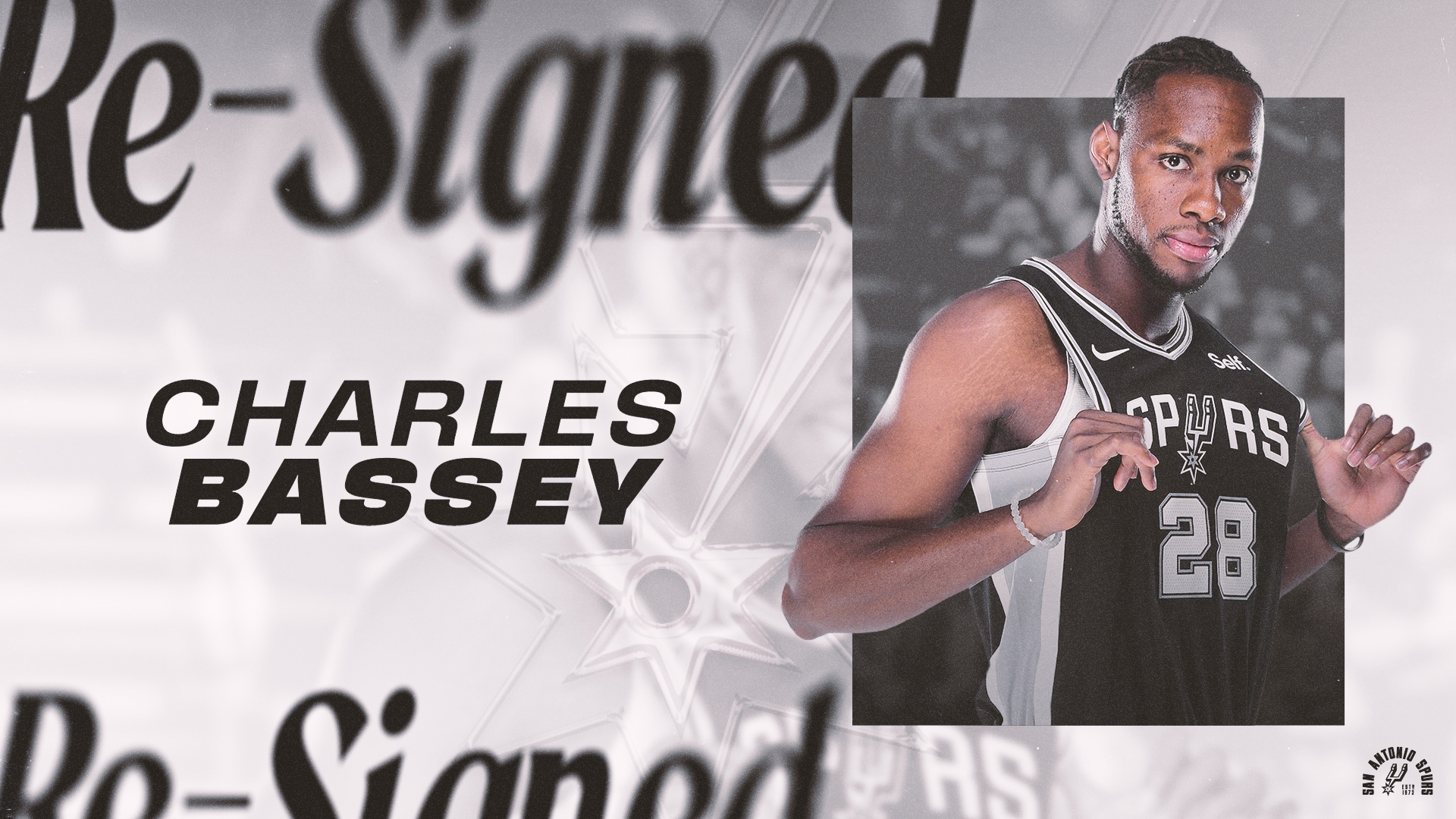 Spurs Re-Sign Charles Bassey | San Antonio Spurs
