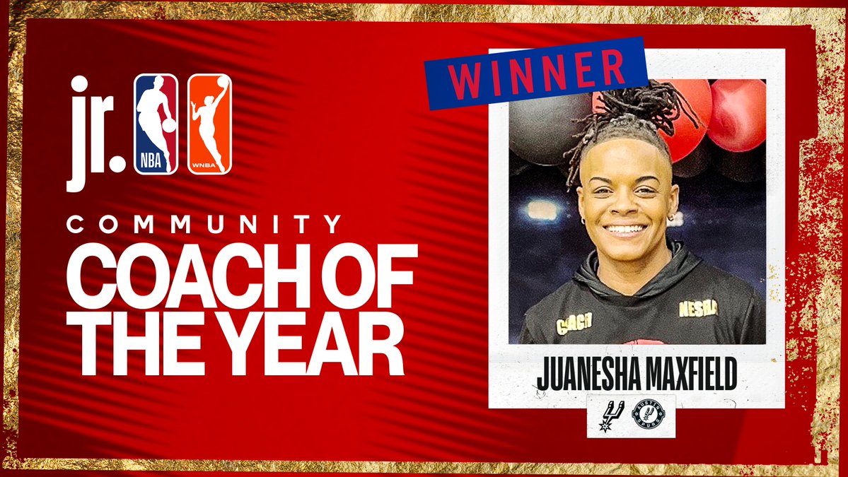 San Antonio Spurs Nominee Coach Juanesha Maxfield Named Jr. NBA/Jr ...