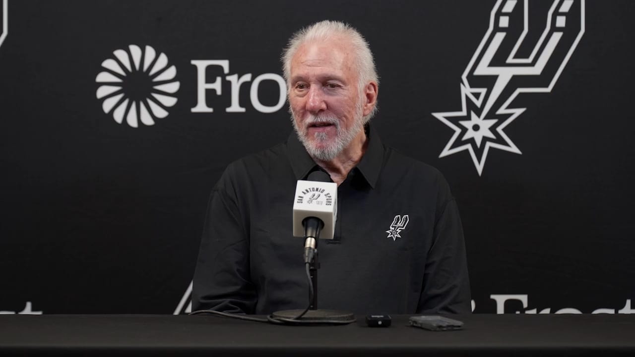 Gregg Popovich, Pre-game vs Oklahoma City Thunder | 10/7/24
