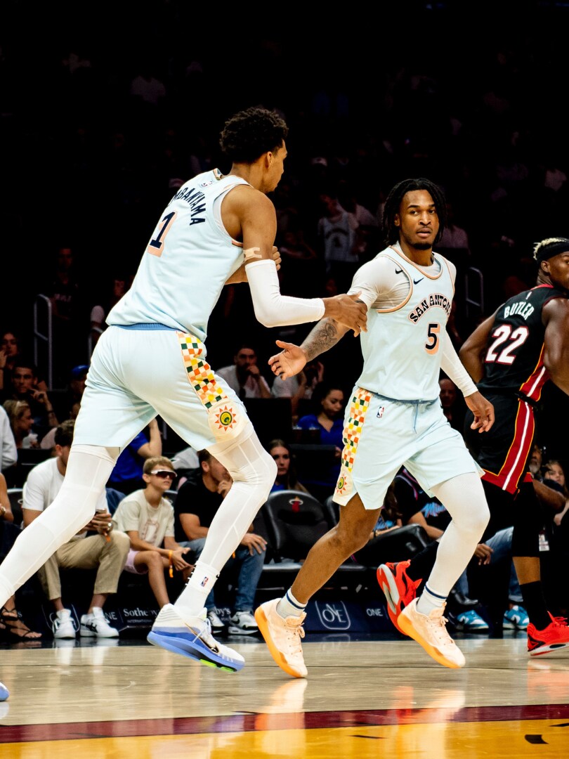 article-image: San Antonio Spurs Highlights vs Miami Heat | 1/19/25