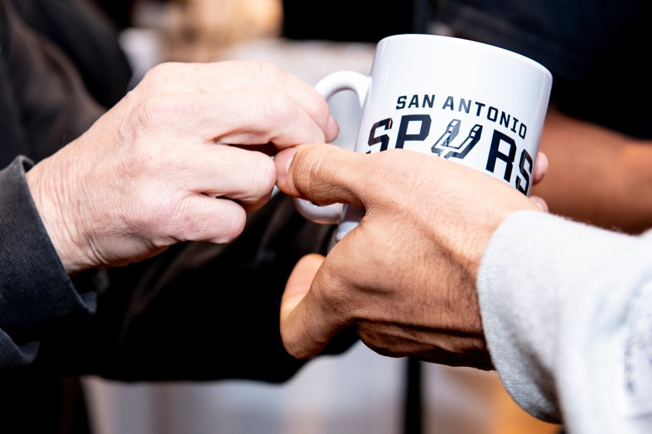 Spurs Pop-Up Shop with Tre and Julian | San Antonio Spurs
