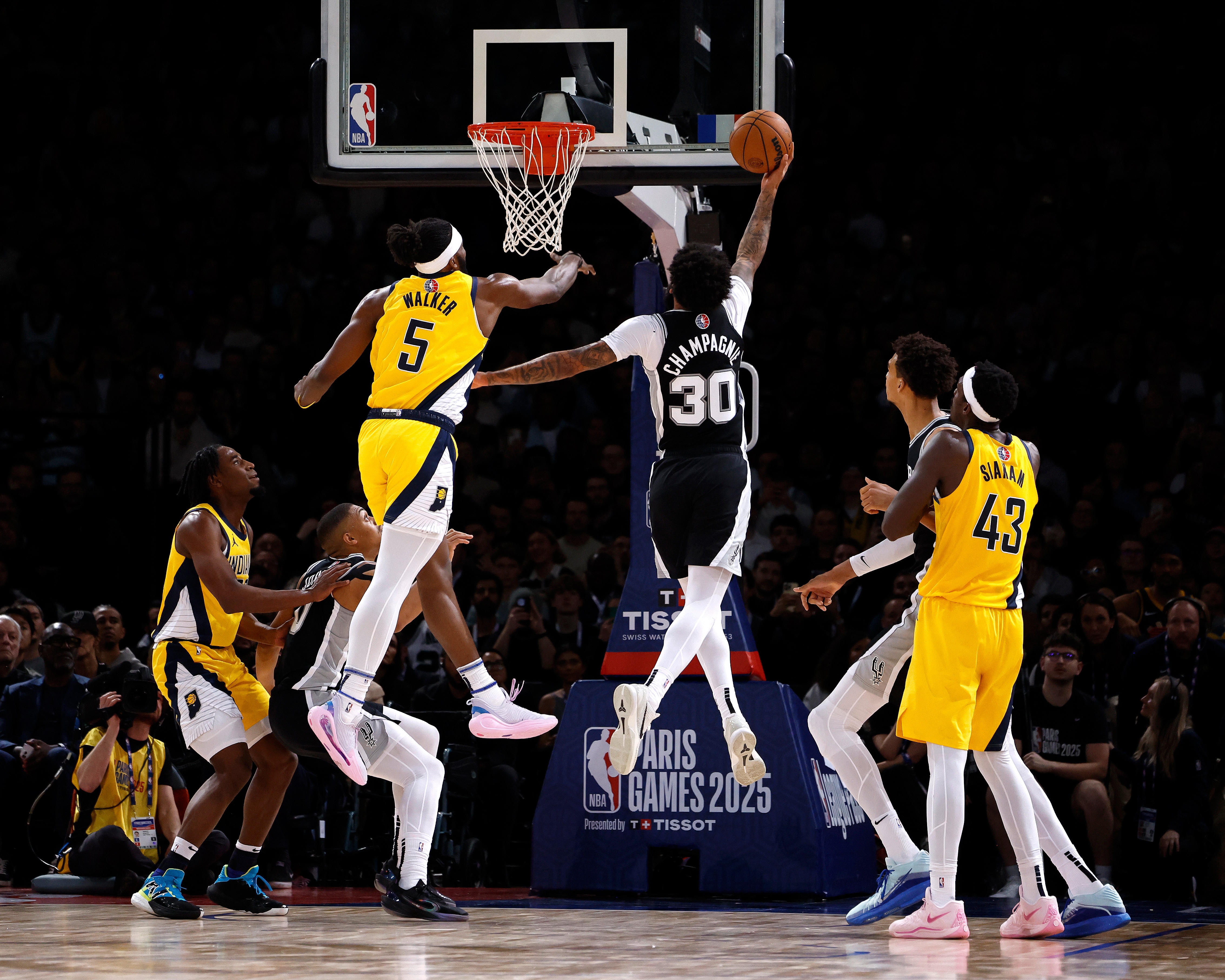 San Antonio Spurs Highlights vs Indiana Pacers | Spurs in Paris | 1/23 ...