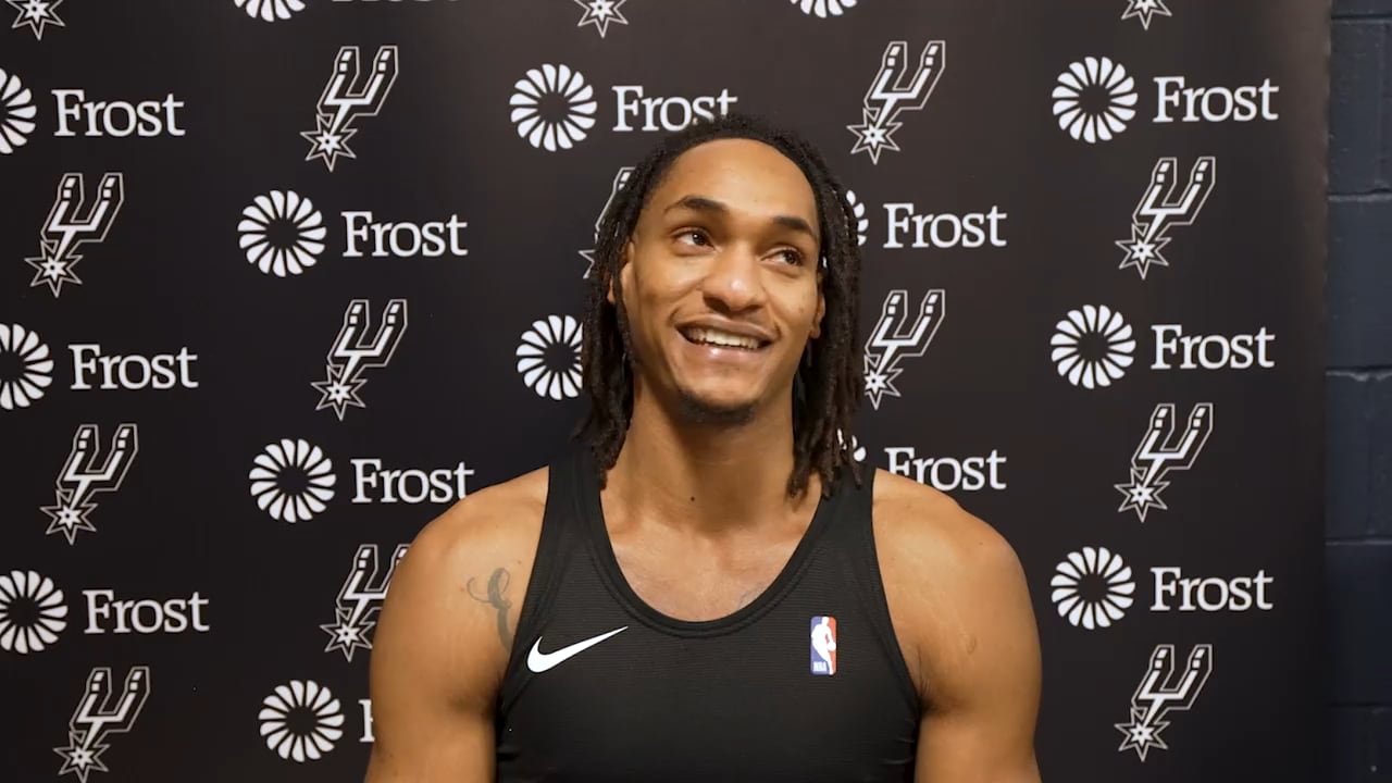 Devin Vassell Post-Game vs Denver Nuggets | 1/3/25